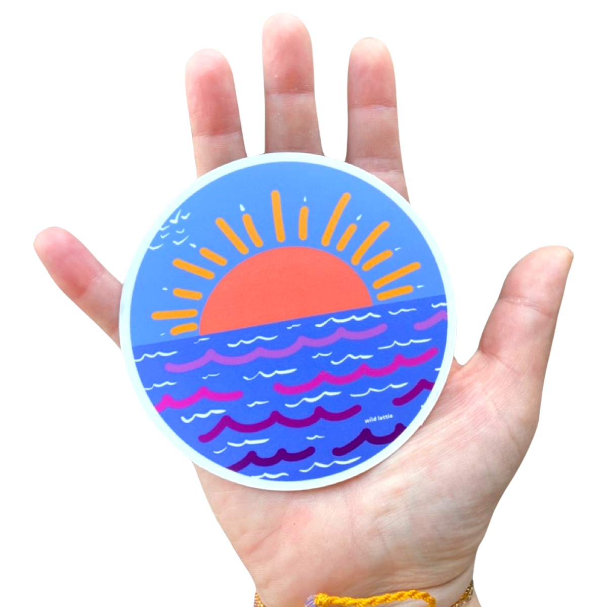 Sunset Sticker - Up North Sticker | Compass Paper Co. – Wild Lettie