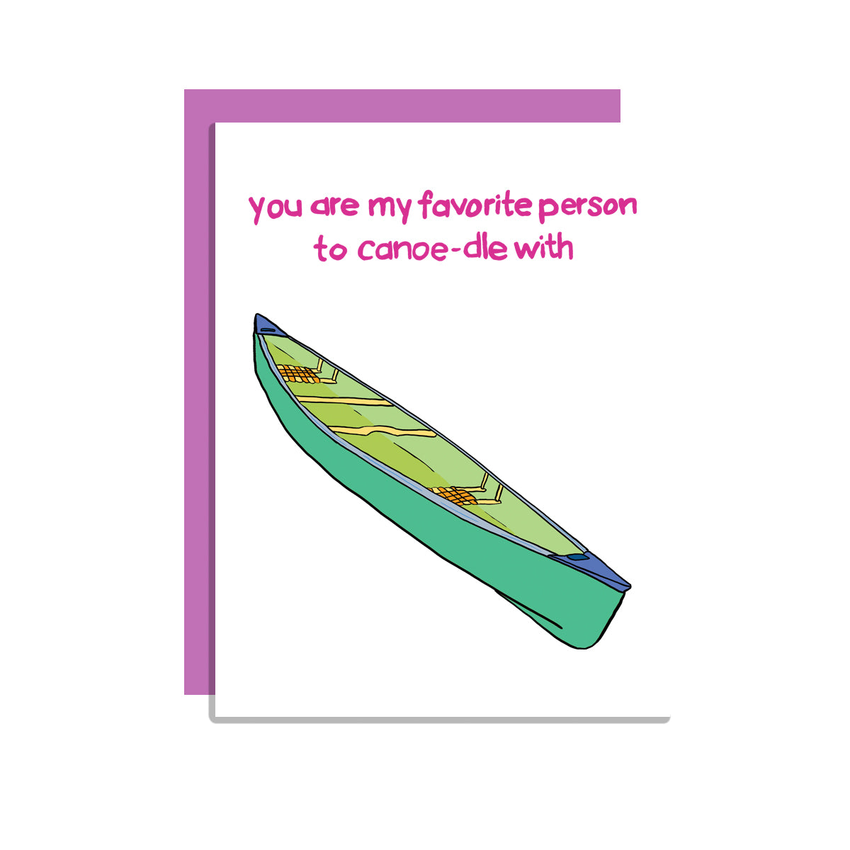 Funny Love Card - Canoe-dle Card | Compass Paper Co. – Wild Lettie
