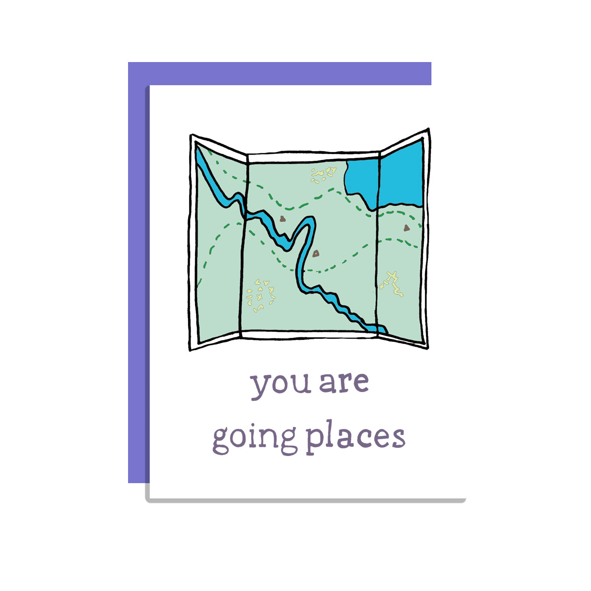 Going Places Card – Wild Lettie