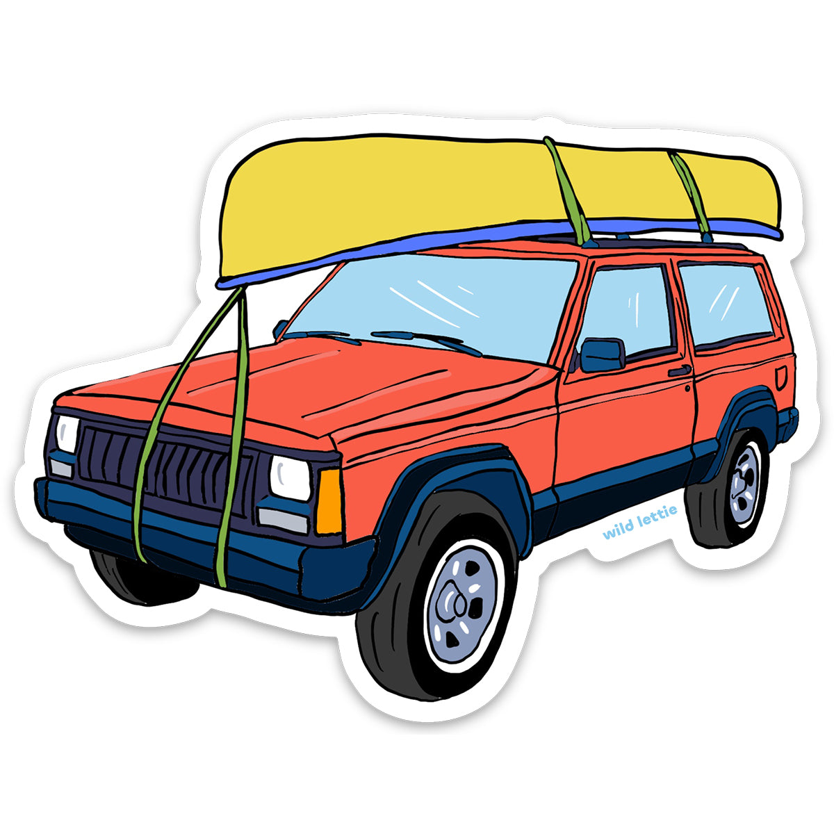 Backpacking Sticker - Camping Sticker | Compass Paper Co. – Wild Lettie