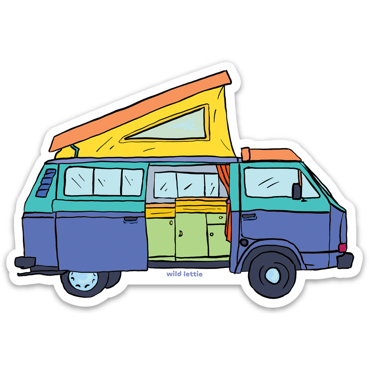 Van Sticker - Van Life Sticker | Compass Paper Co. – Wild Lettie